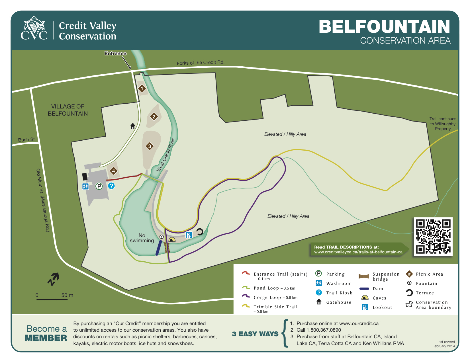 Belfountain Conservation Area Map – Lifeology 101